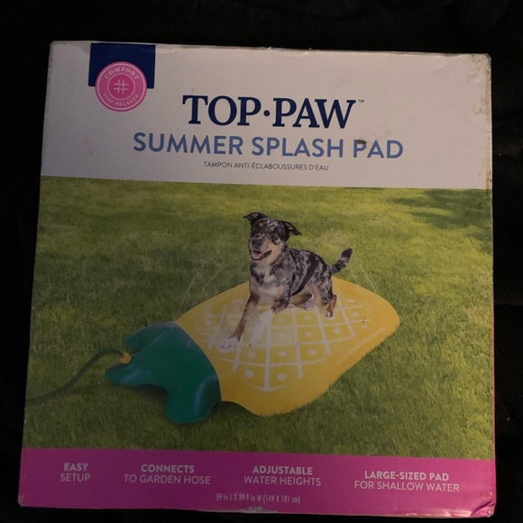 Top Paw | Dog | Top Paw Summer Splash Pad For Dogs Yellow And Green ...